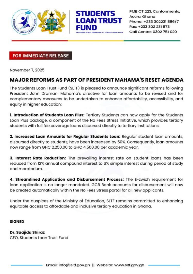 SLTF unveils major reforms including 50% loan increase, interest cut to ...